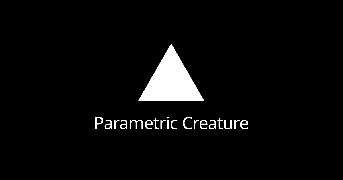 Parametric Creature - Troy Ni